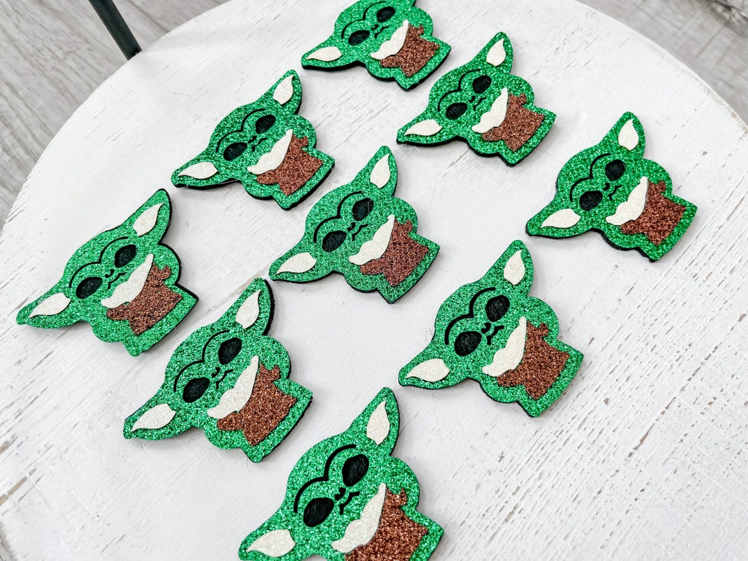 Yoda Felt Patch, Baby Yoda Patch for Headband or Cloths, Green Star ...