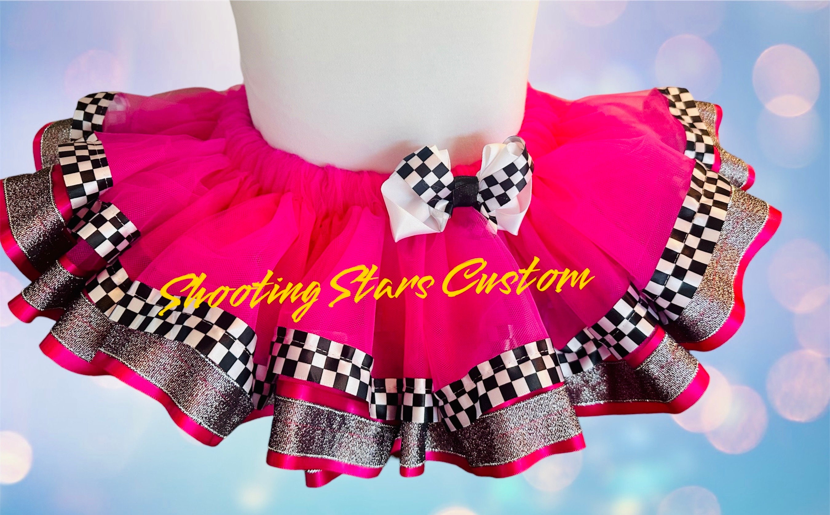 Pink Race Car Outfit racing Birthday Tutu Outfit Hotwheels - Etsy