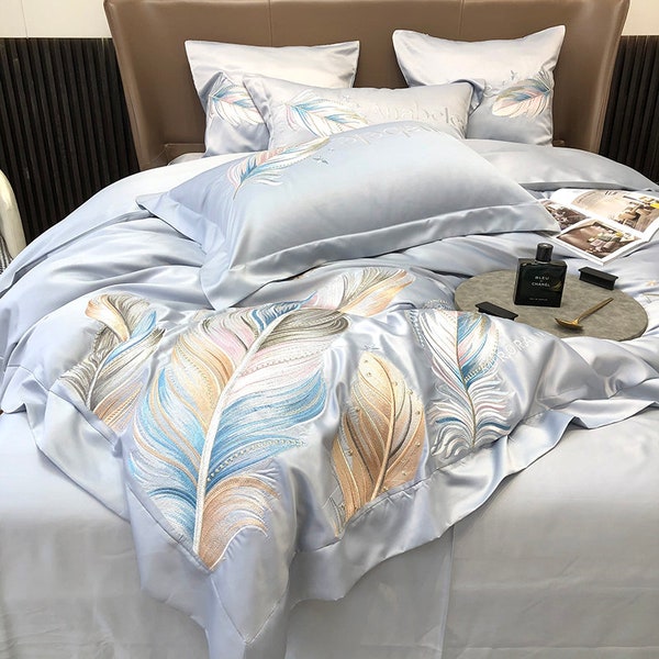 Embroidered Bedding - Etsy