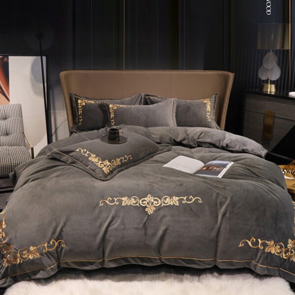 Embroidered Bedding - Etsy