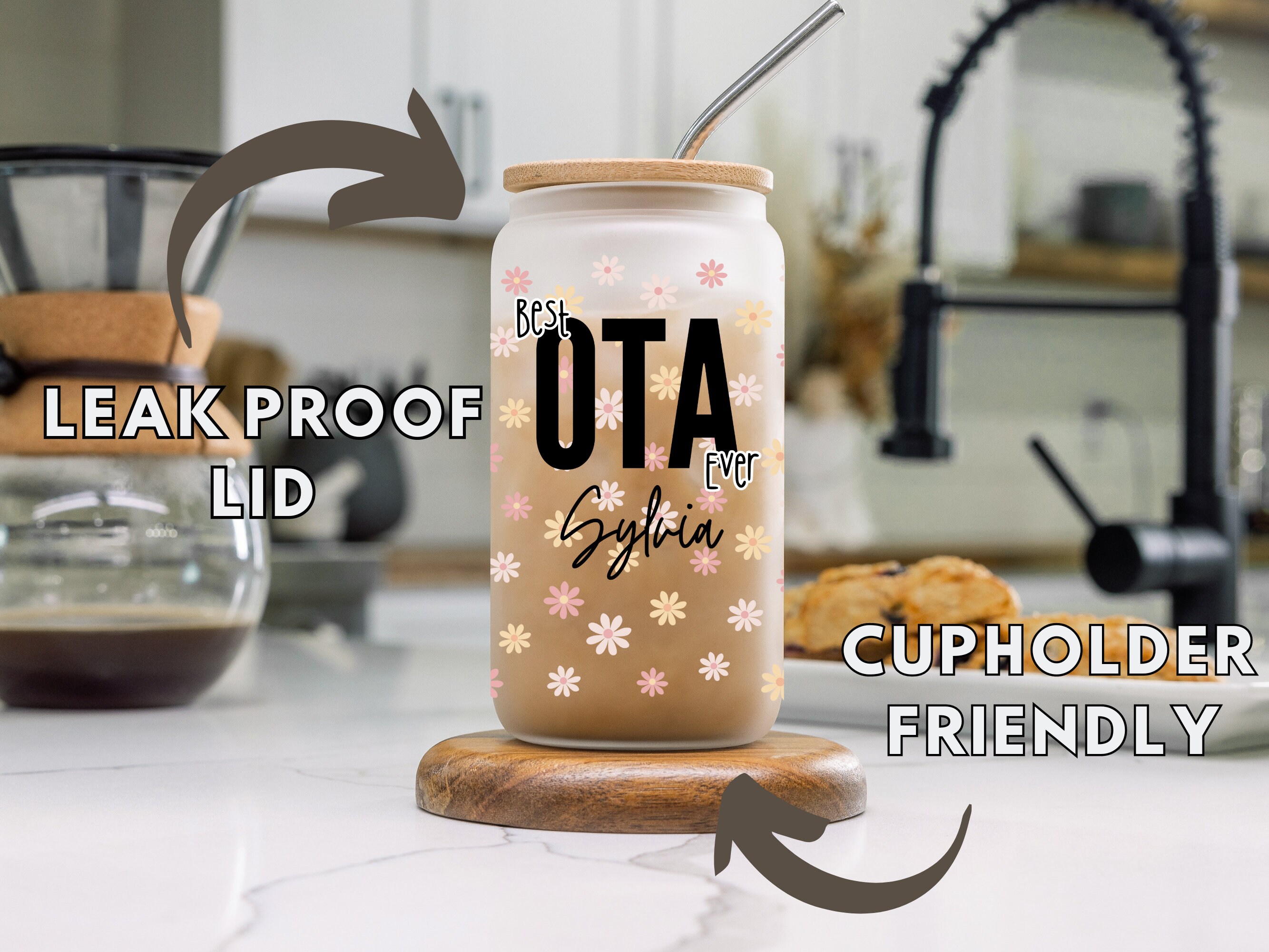 Personalized Occupational Therapy Assistant Glass Tumbler for OTA Gifts ...