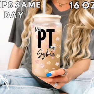 Personalized Physical Therapy Cup With Straw Physical Therapy Gifts for ...