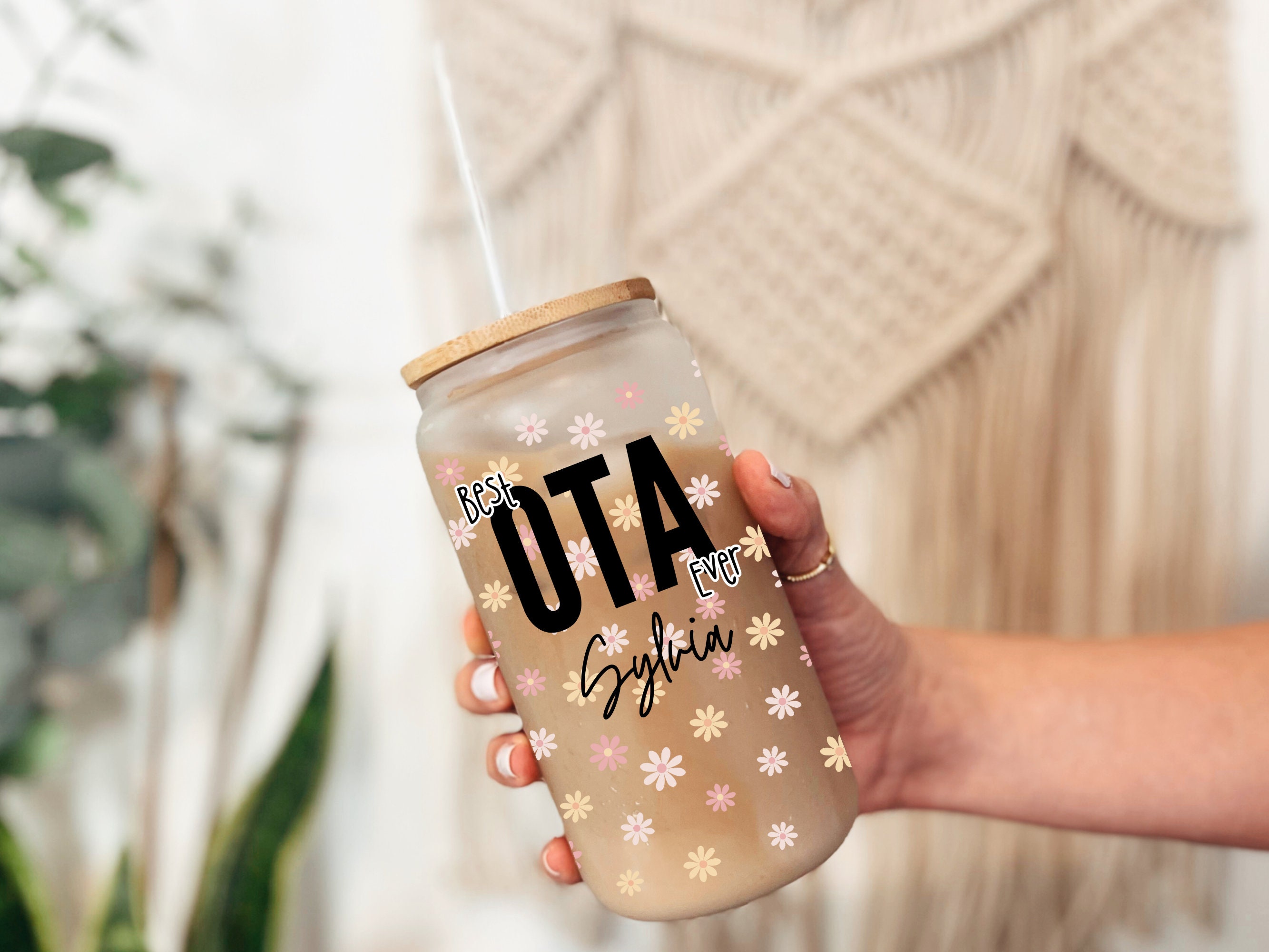 Personalized Occupational Therapy Assistant Glass Tumbler for OTA Gifts ...