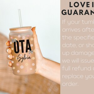 Personalized Occupational Therapy Assistant Glass Tumbler for OTA Gifts ...