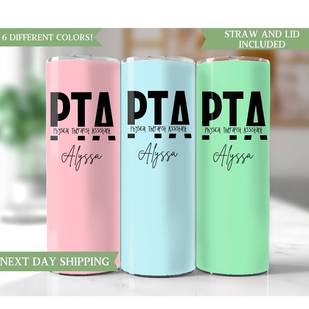 PTA Tumbler With Straw Personalized PTA Name Gift for Her - Physical ...