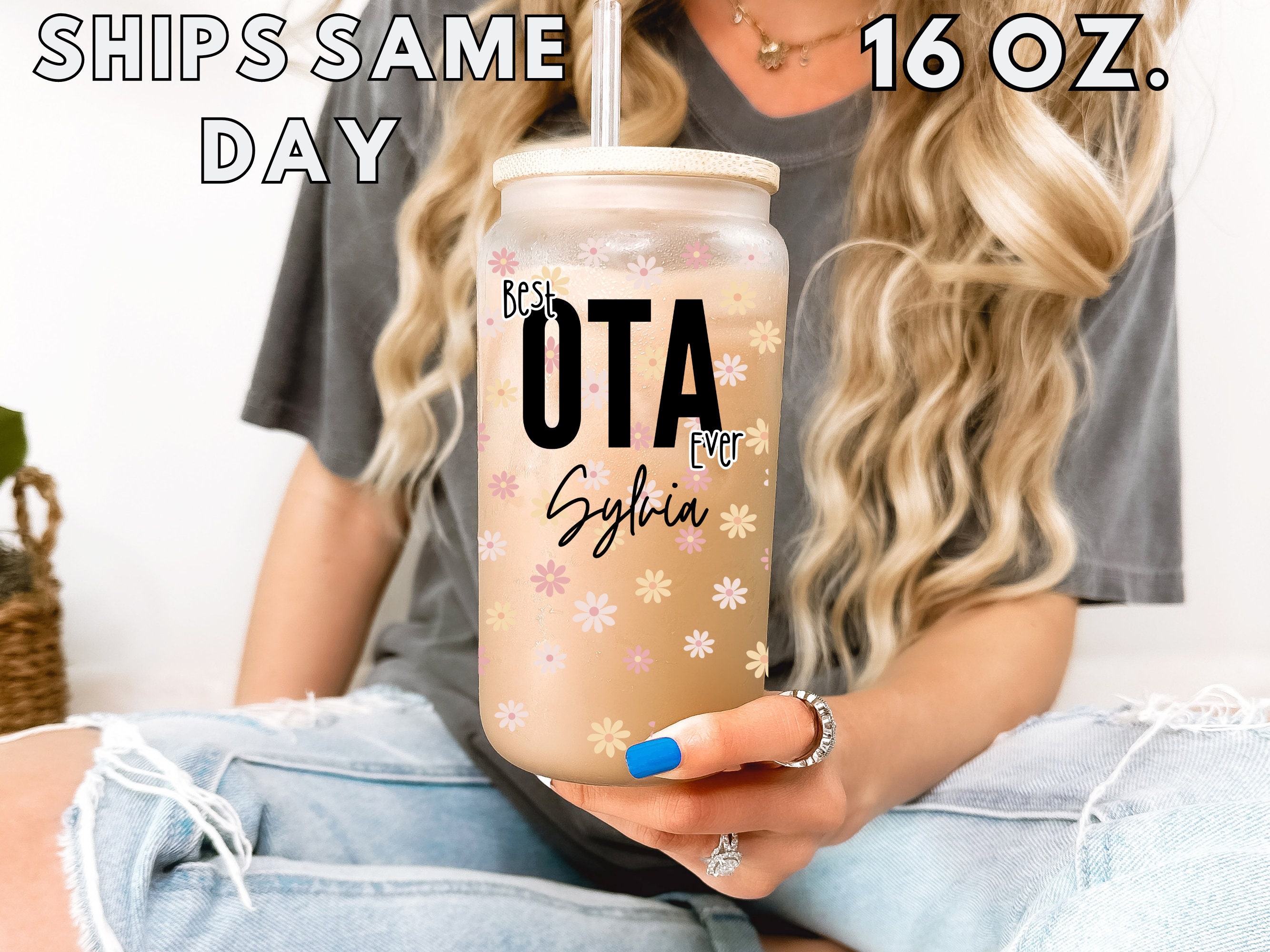 Personalized Occupational Therapy Assistant Glass Tumbler for OTA Gifts ...
