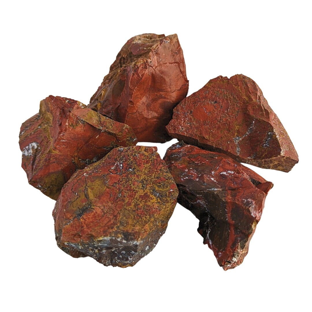 Raw Red Jasper, Ethically Sourced Crystals, Eco-friendly Packaging, Red ...