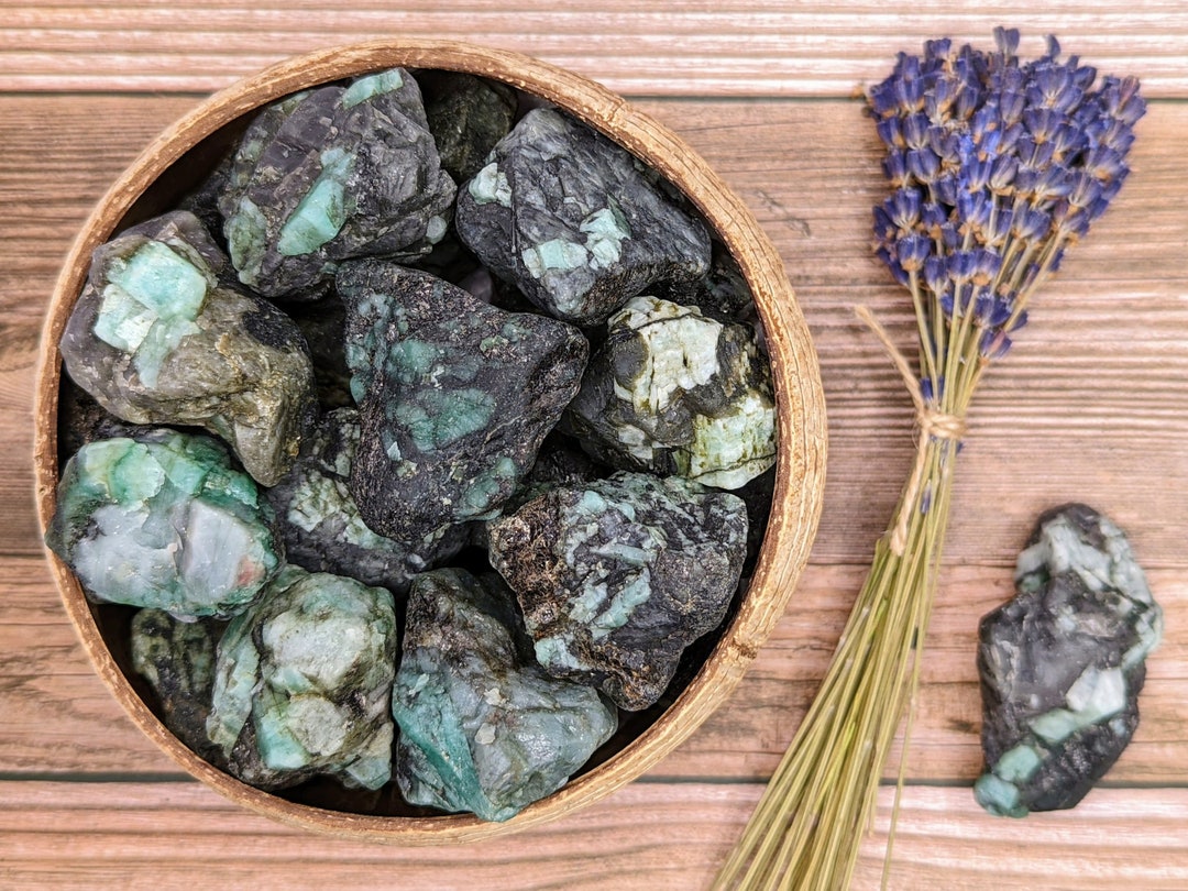 Raw Emerald, Ethically Sourced Crystals, Eco-friendly Packaging ...