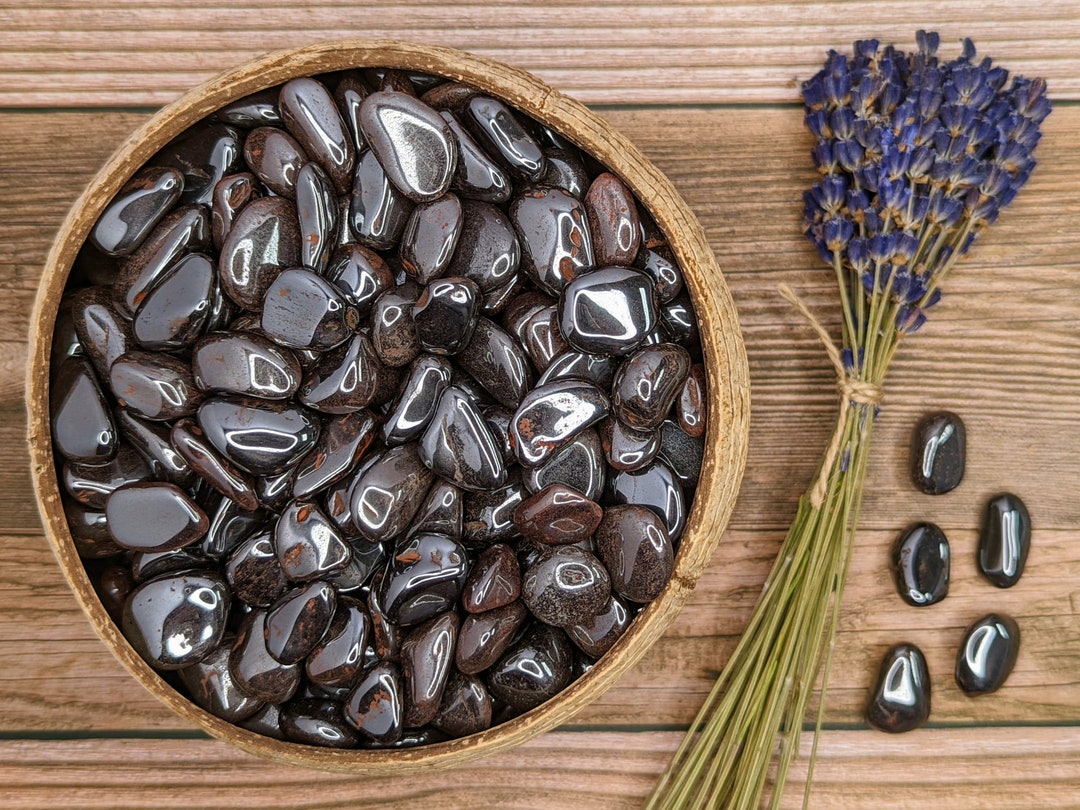 Hematite Tumbled Crystal, Ethically Sourced Crystals, Eco-friendly ...