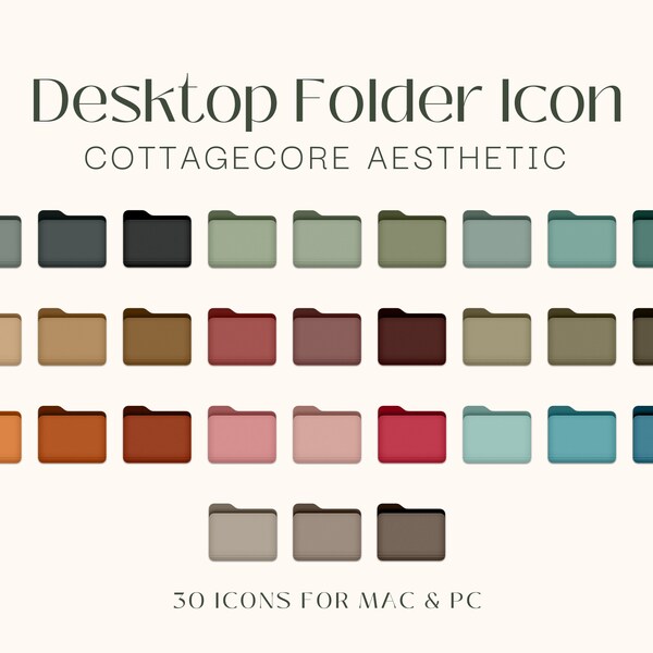 Cottagecore Desktop Icon - Etsy