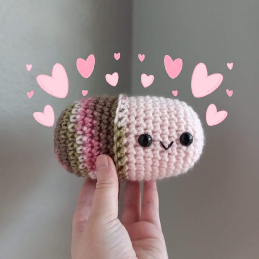 VALENTINE'S DAY Chill Pill Crochet Valentine's Chill Pill Cute Chill ...