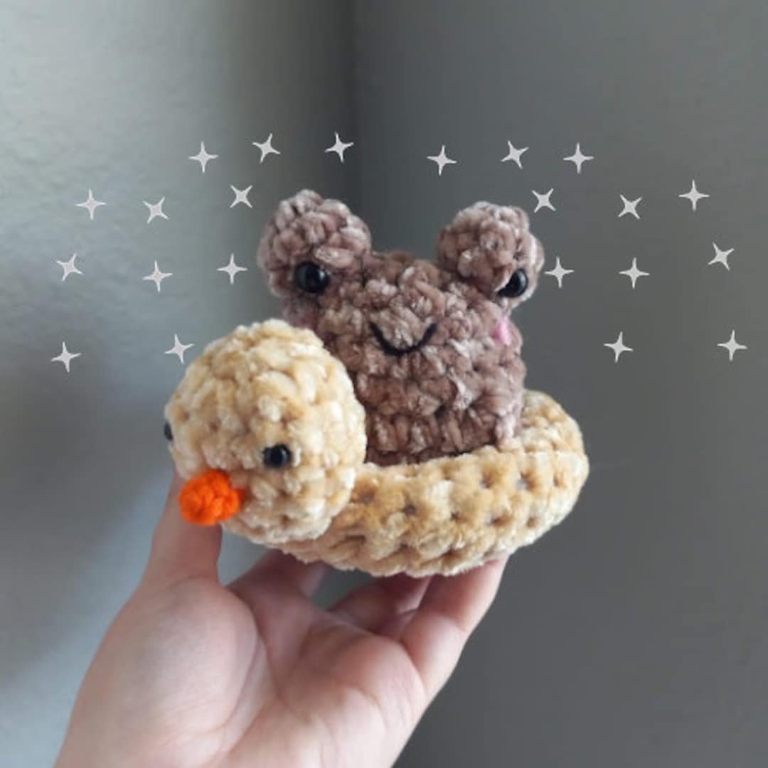 Crochet Froggy & Duck Floaty Crochet Frog Summer Floaty Swimming ...