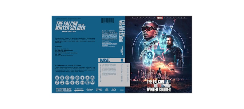 Custom Marvel MCU Series Replacement Covers W/ Empty Case no - Etsy