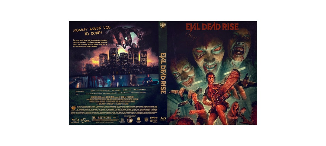 Custom Evil Dead Rise Blu-ray Cover W/ Case (no Discs Included) - Etsy