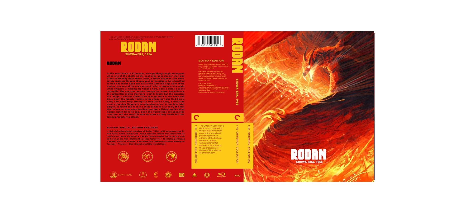 Custom Rodan 1956 Blu-ray W/ Case no Discs - Etsy