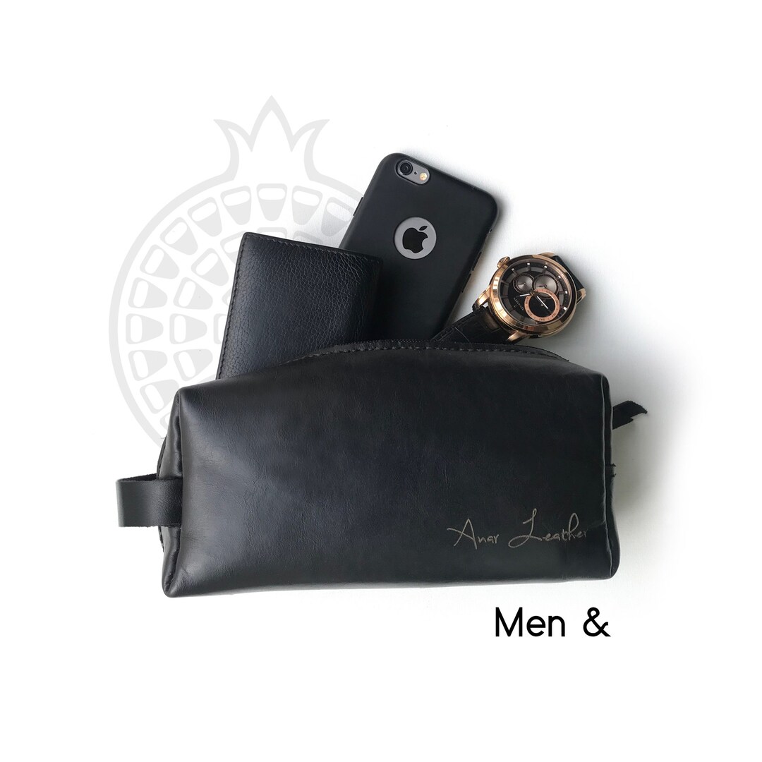 Handmade Leather Doppkit | Eco-friendly Unisex Grooming Kit | Elegant ...