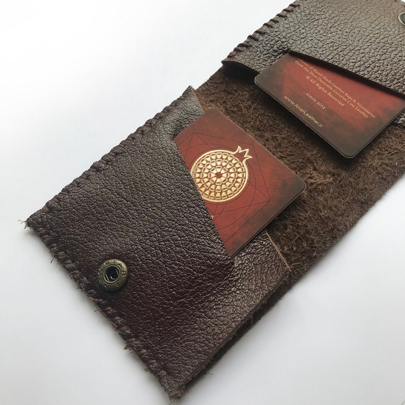 Polaris Wallet | Handmade Leather Wallet | Billfold | Anar Leather ...