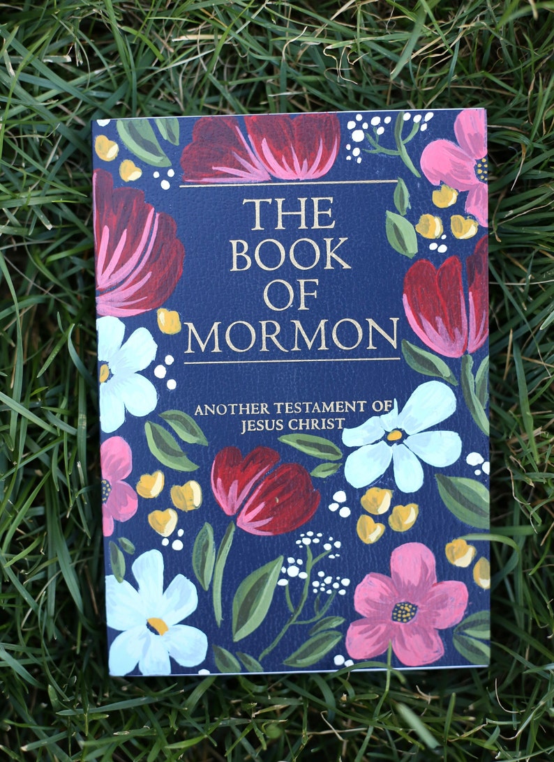 Painted Books of Mormon - Etsy