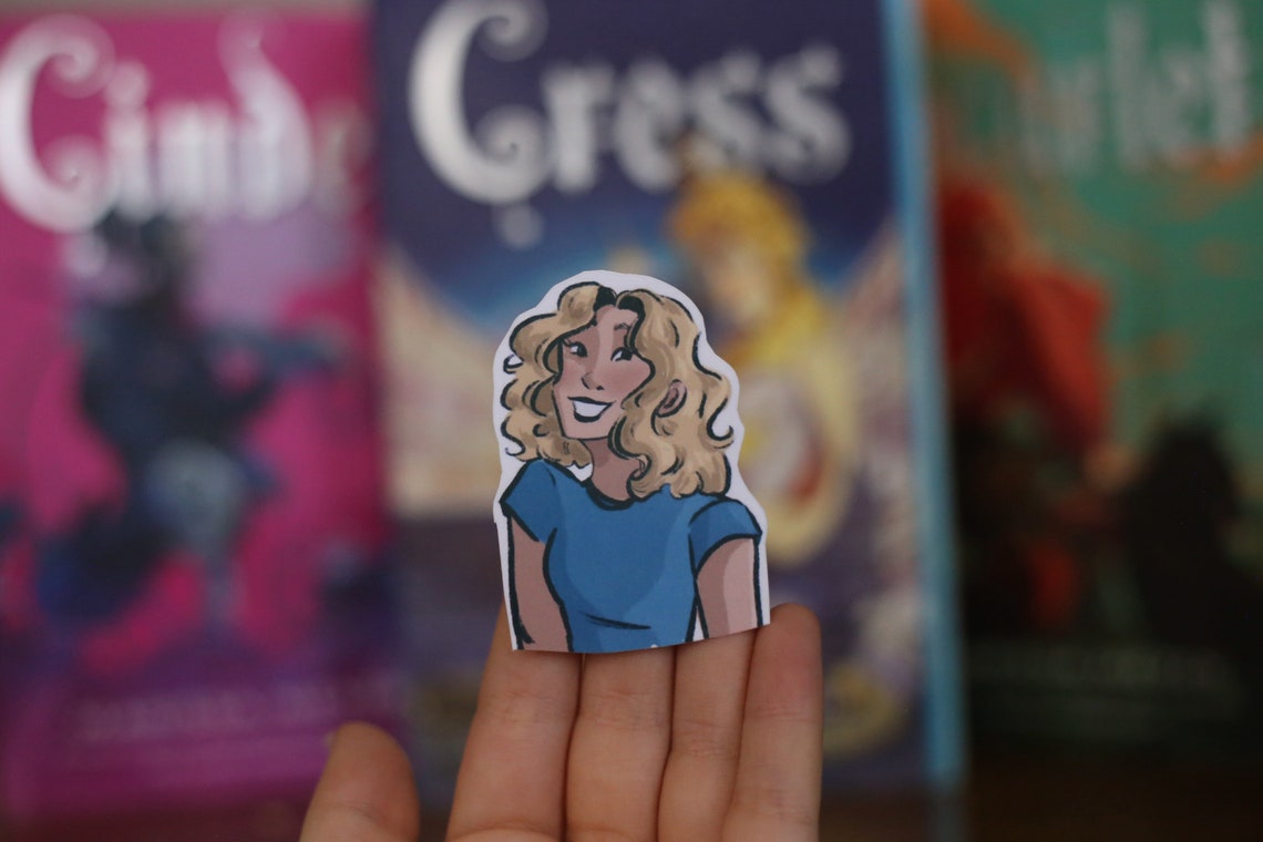 Lunar Chronicles Fan Art Stickers, Cinder, Scarlet, Cress, Winter, and ...
