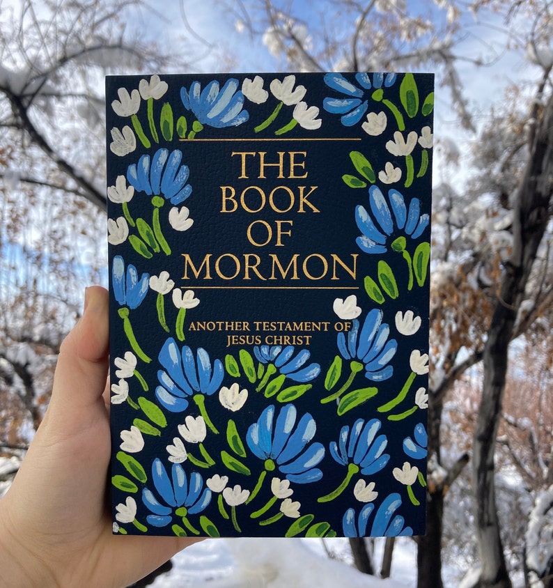 Hand-painted Floral Books of Mormon - Etsy