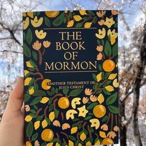 Hand-painted Floral Books of Mormon - Etsy
