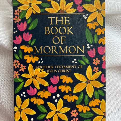 Painted Books of Mormon - Etsy