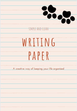 Writing Papers With Cutest Cat Storyy - A4 Size - Etsy