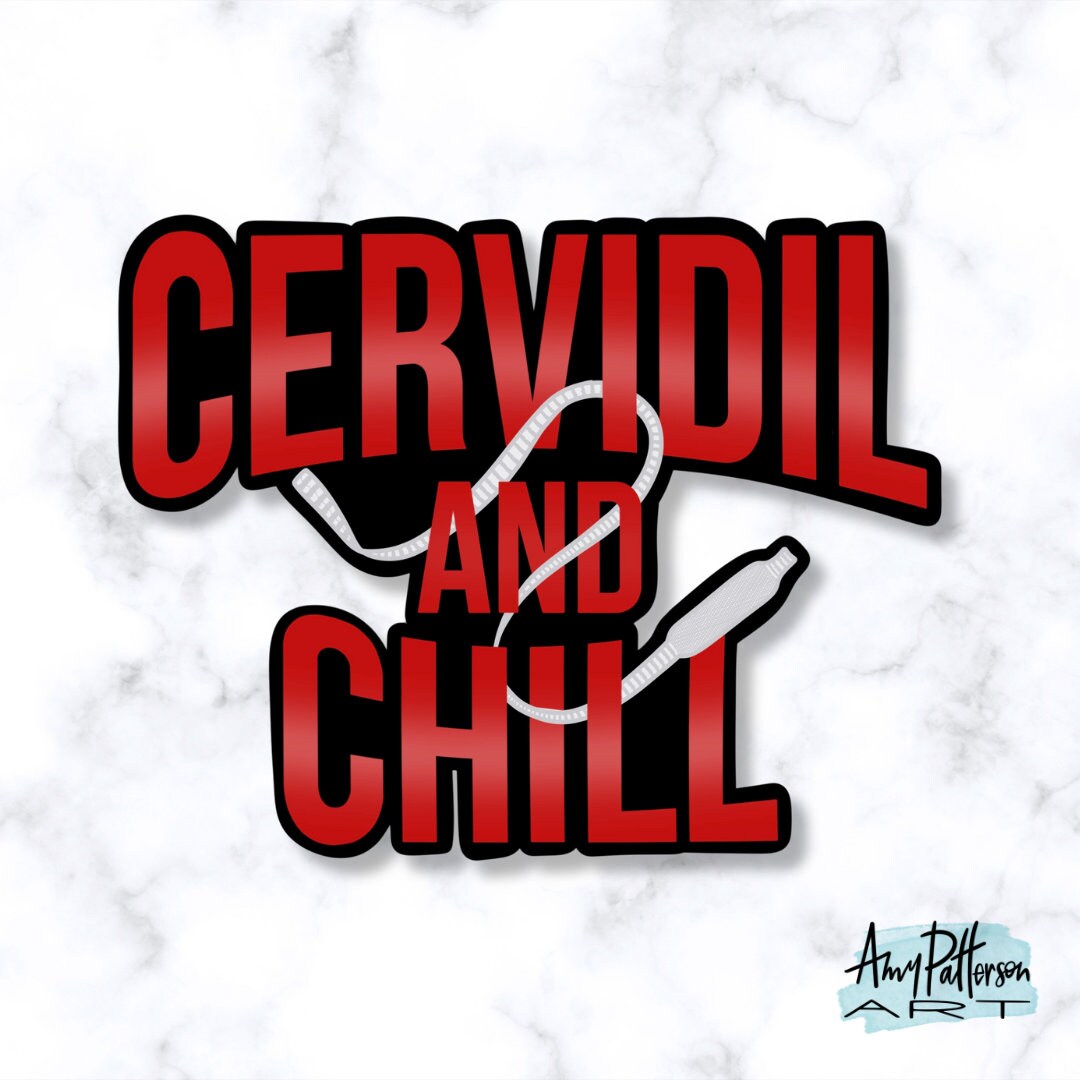 Cervidil & Chill Sticker - Etsy