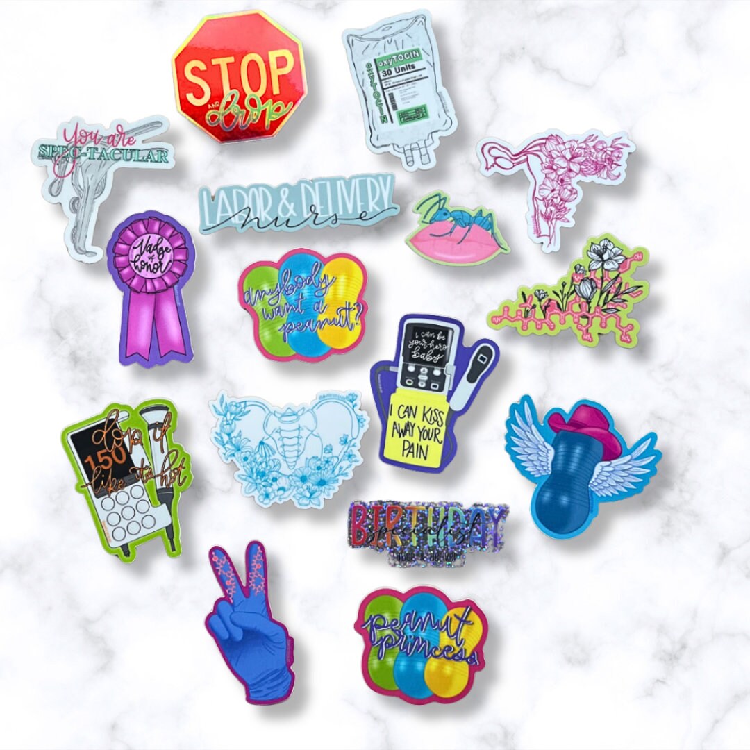 Labor & Delivery Mystery Sticker Bundle - Etsy