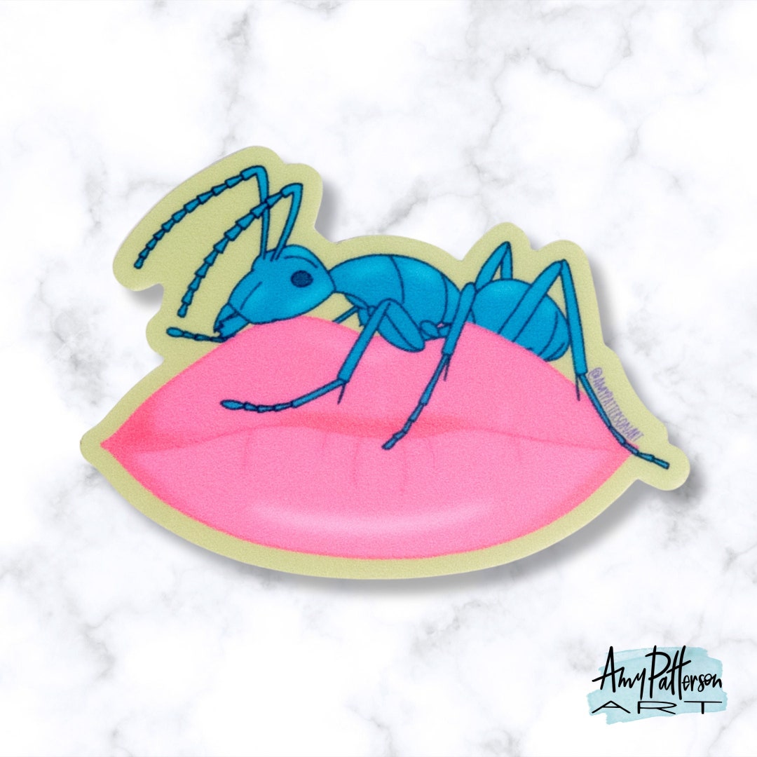 Ant Lip Sticker - Etsy