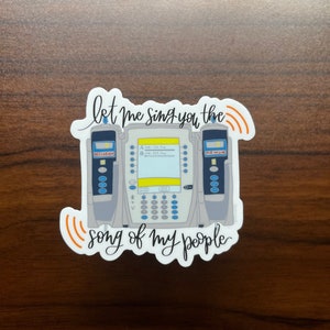 IV Pump Alarm Sticker - Etsy