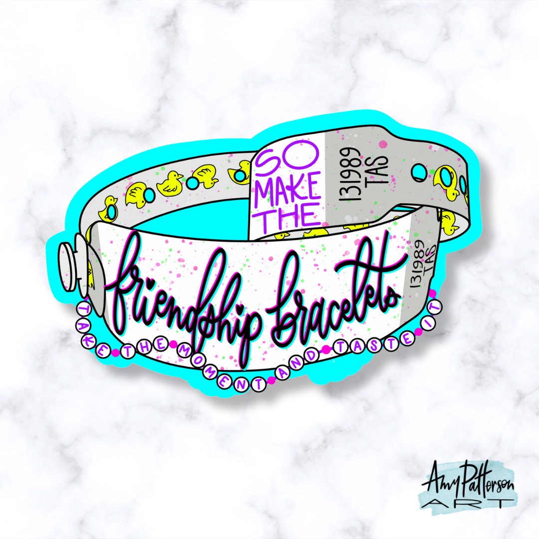 Friendship Bracelets Sticker - Etsy