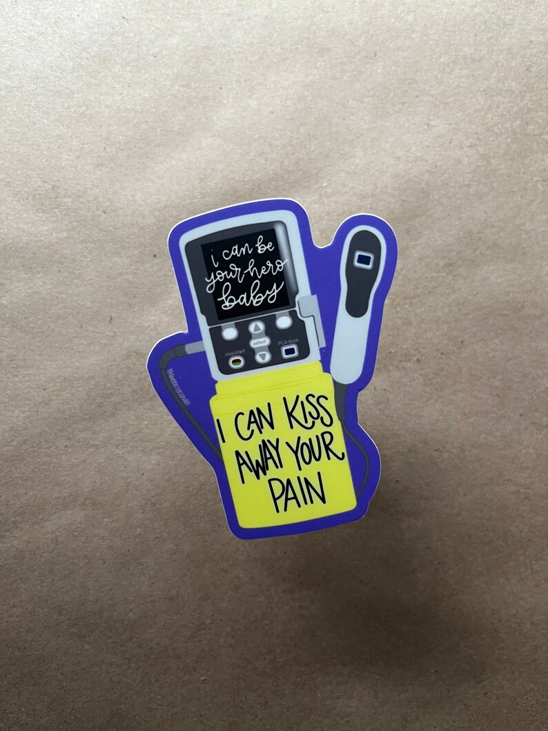 Epidural Pump Sticker - Etsy