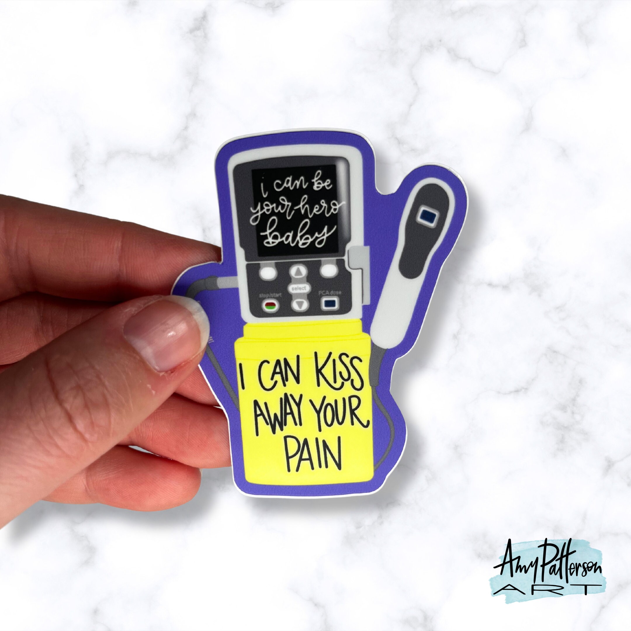 Epidural Pump Sticker - Etsy