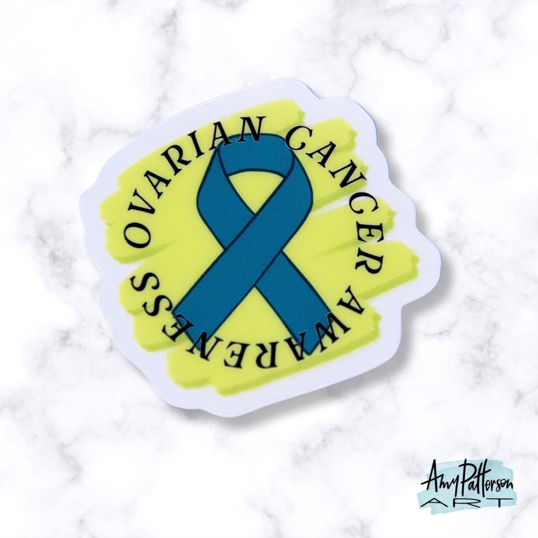 Ovarian Cancer Awareness Clear Sticker - Etsy