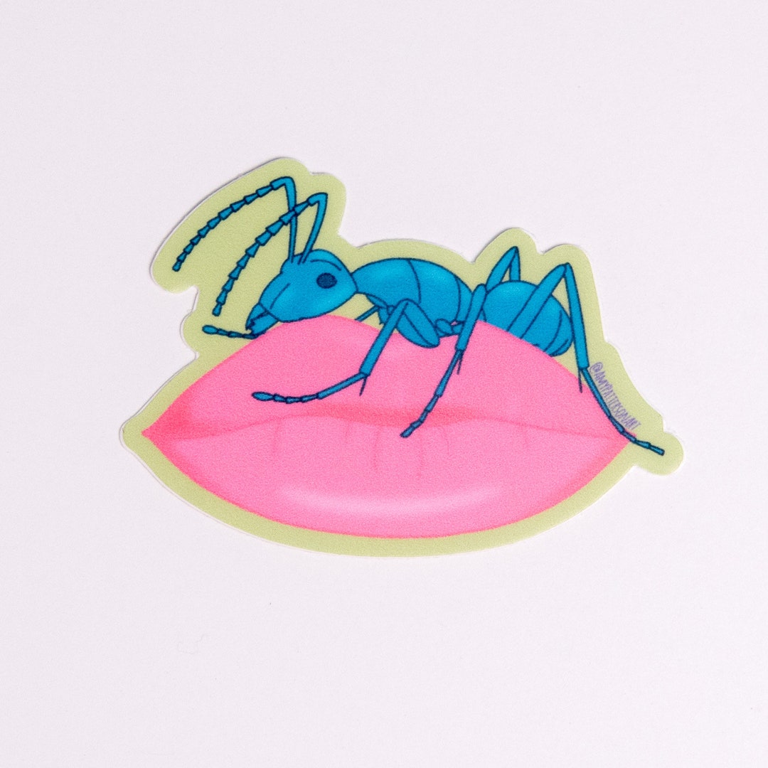 Ant Lip Sticker - Etsy