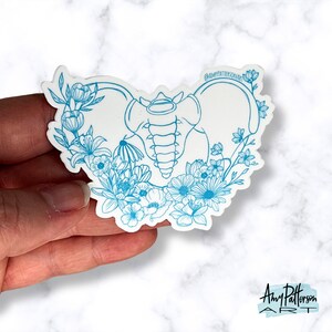 Floral Pelvis Sticker - Etsy