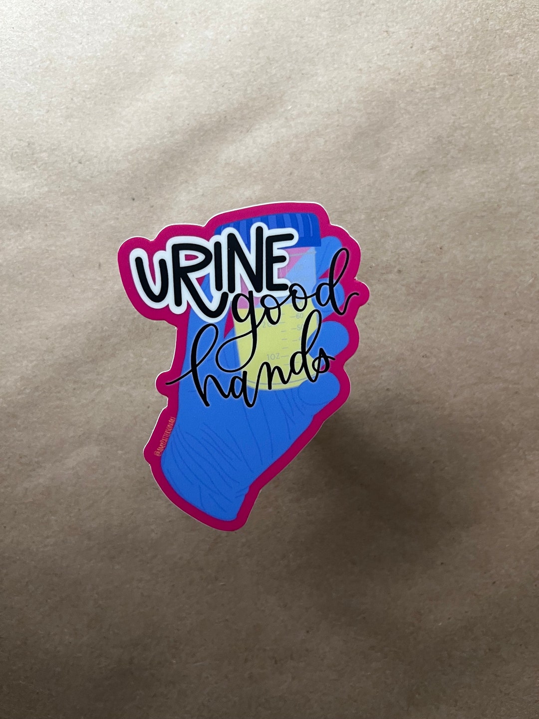 Urine Good Hands Sticker - Etsy