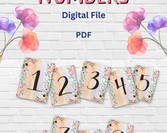 Waldorf Numbers Printable - Etsy