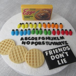 Edible Handmade Unofficial Stranger Things Fondant Cake Topper Sugar ...