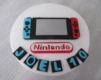 Nintendo Switch Cake Topper | Etsy UK