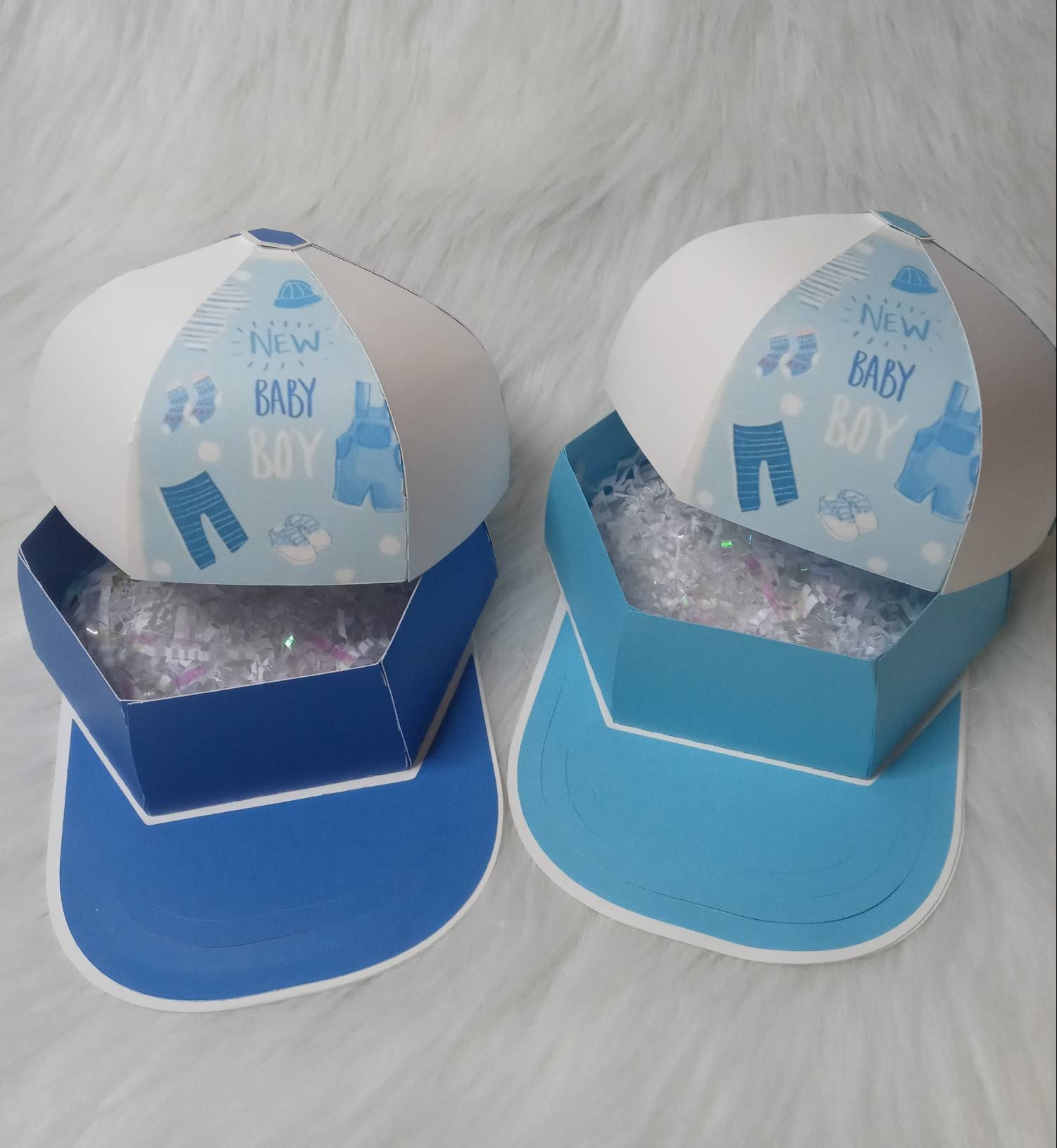 Personalized Baseball Cap Gift Box Sports Favor Cap Favor Box Custom ...