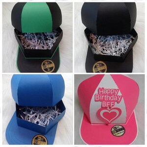 Personalized Baseball Cap Gift Box Sports Favor Cap Favor Box Custom ...
