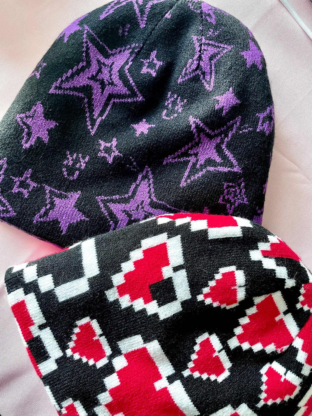 Streetwear Beanie Hats, Pixel Art Designs - Etsy