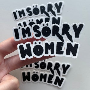 Loded Diper, I'm Sorry Women Stickers - Etsy