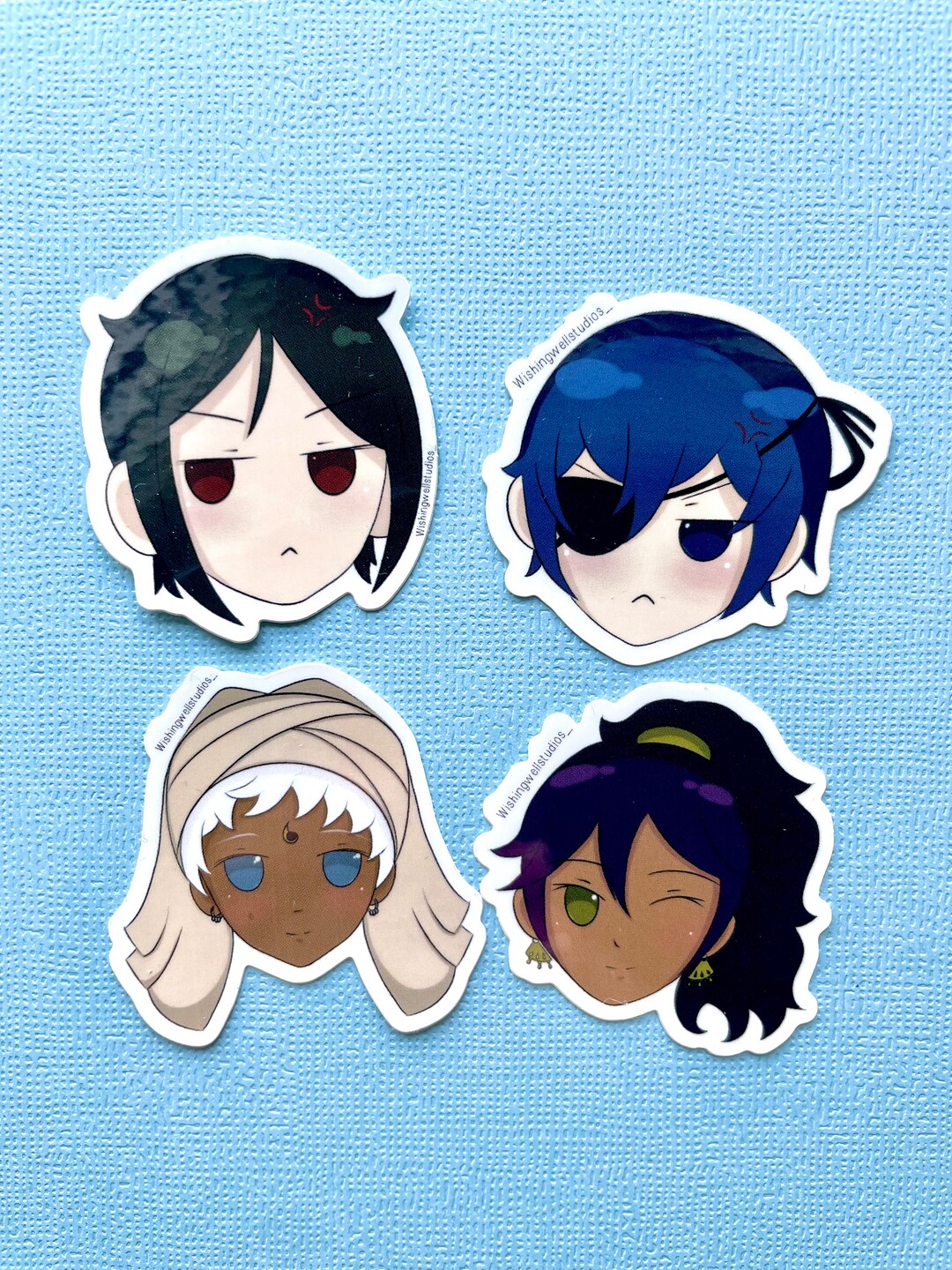 Black Butler Chibi Head-set Stickers - Etsy
