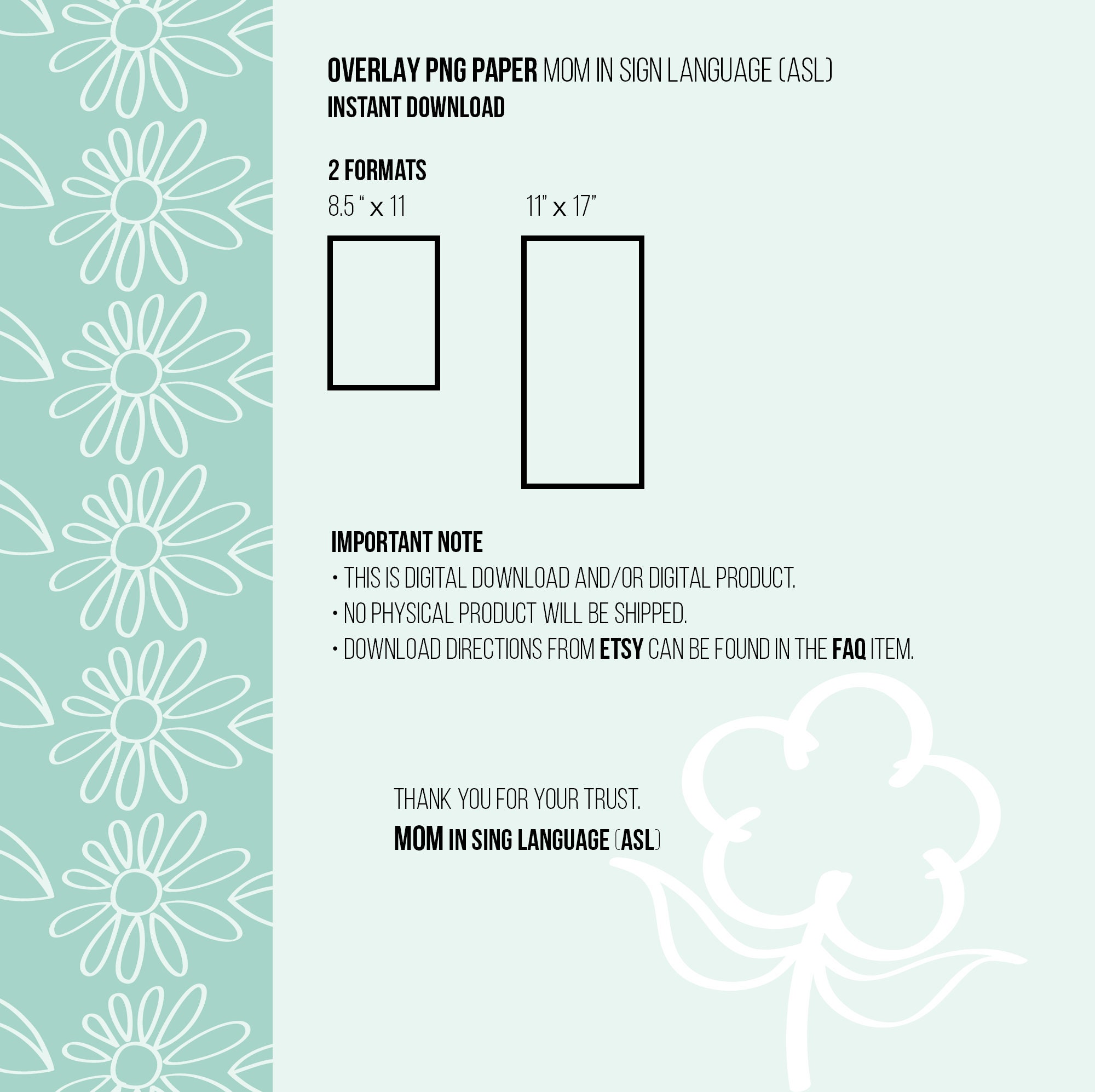 Overlay Png Wrapping Paper Asl Sign Language Wrapping Paper Transparent ...