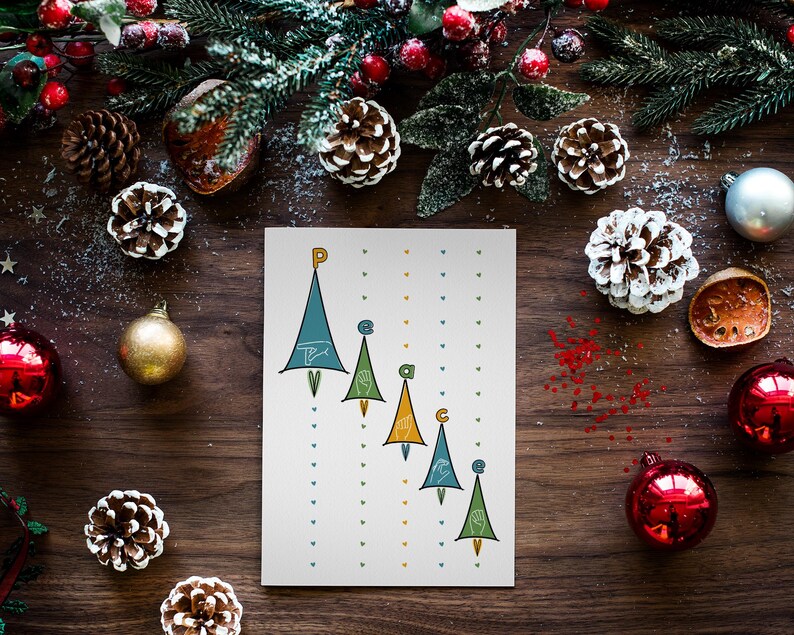 ASL Christmas Cards Printable Set: Sign Language Holiday Greetings ...
