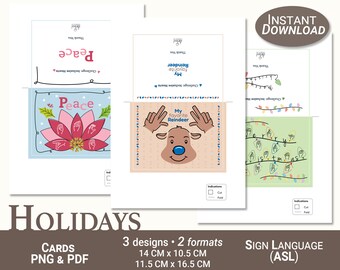 Overlay PNG Wrapping Paper ASL Sign Language Wrapping Paper - Etsy