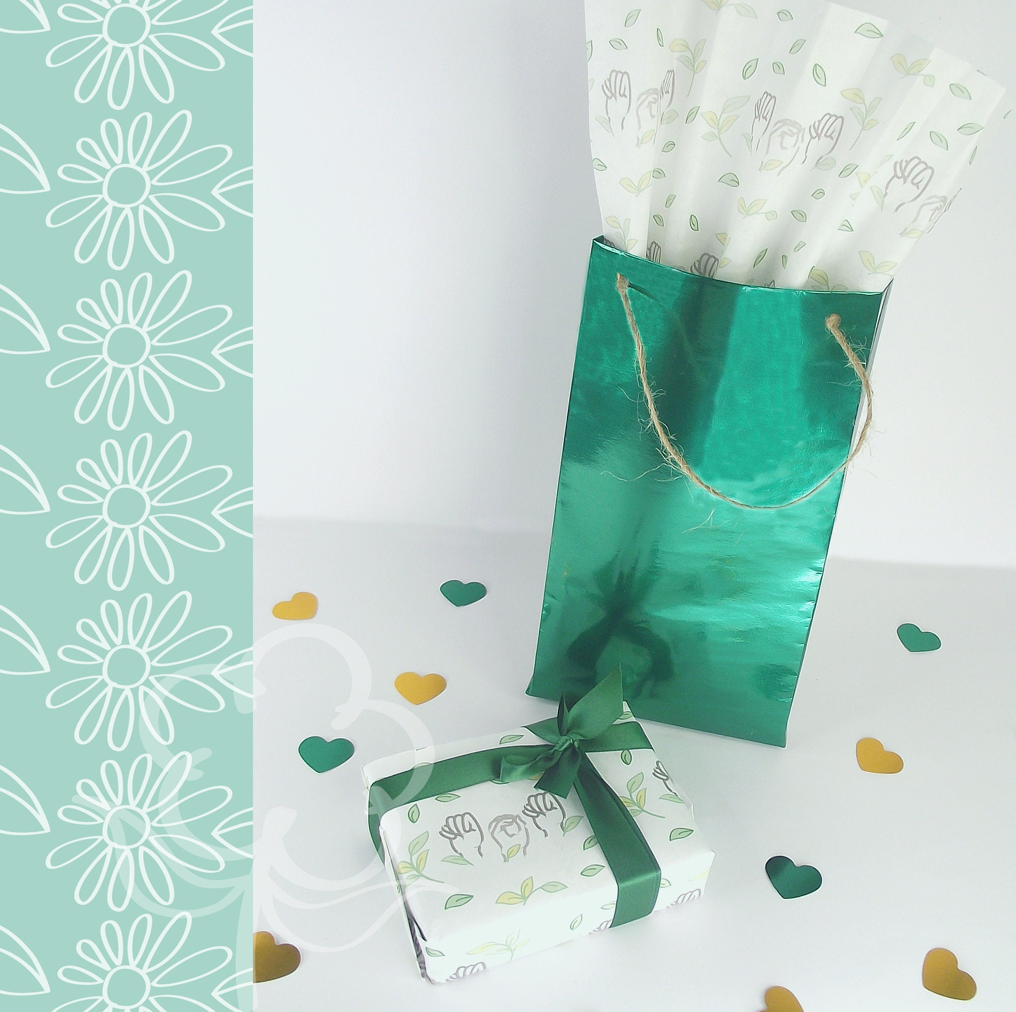 Overlay Png Wrapping Paper Asl Sign Language Wrapping Paper Transparent ...